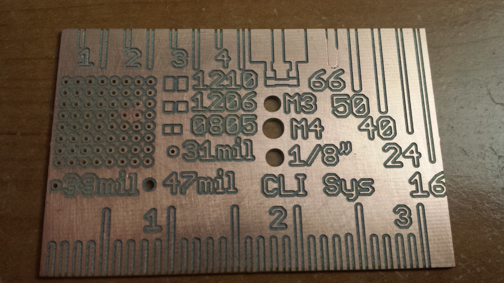 Reference PCB Business Card on a CNC | Protological